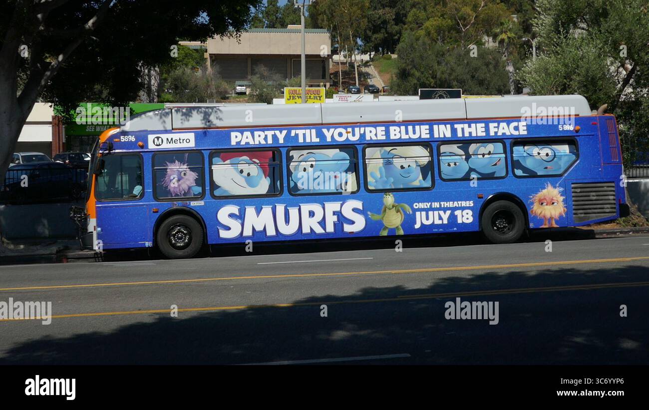 Los Angeles, California, USA 31st July 2025 Smurfs Party Til YouÕre ...