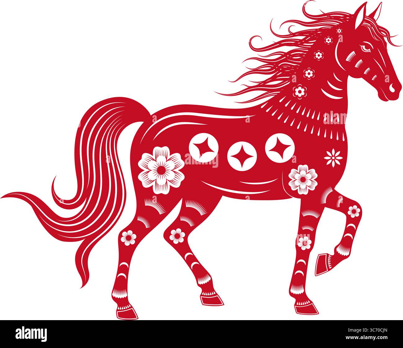 Chinese paper cut Stock Vector Images - Alamy