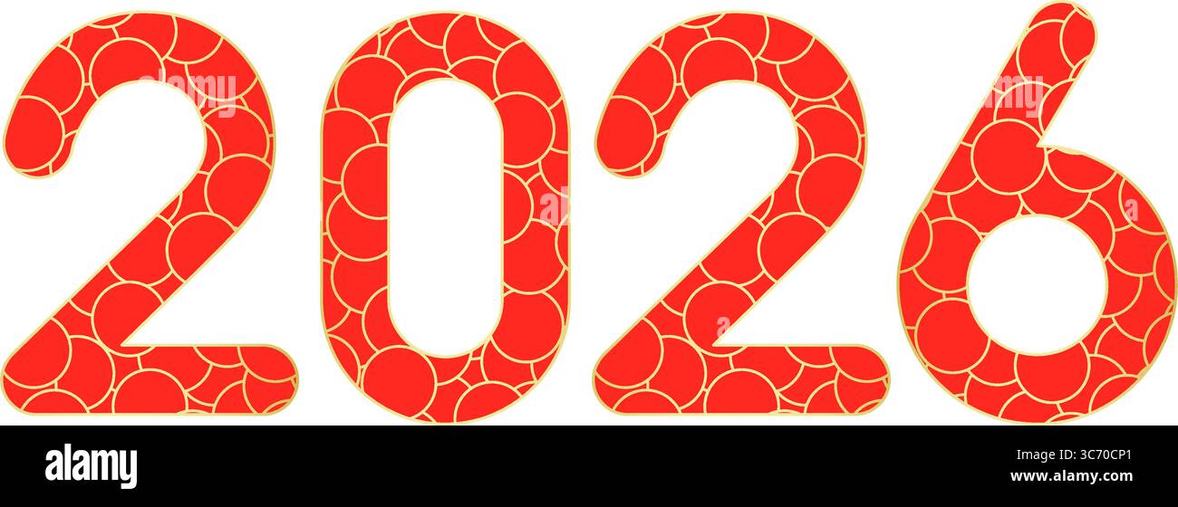 New year 2026 vector hi-res stock photography and images - Alamy