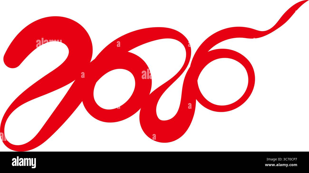 Year 2026 numbers abstract hi-res stock photography and images - Alamy