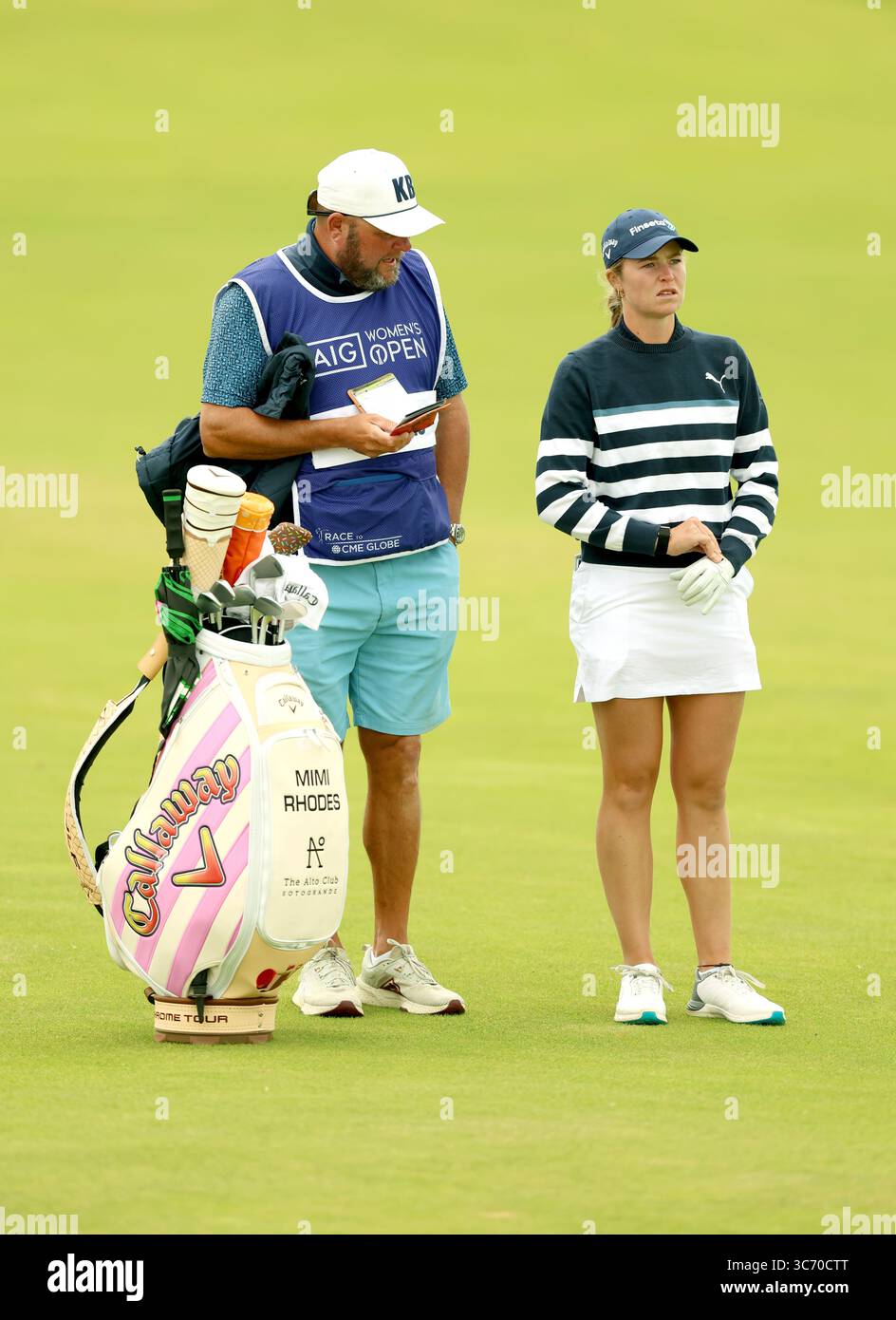 England's Mimi Rhodes on the 2nd on day two of the 2025 AIG Women's ...