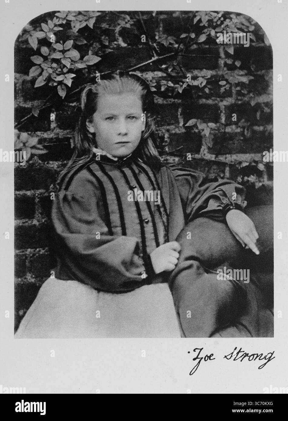 Zoe Strong. Daughter of Dr. Thomas Banks Strong, Dean of Christ Church ...