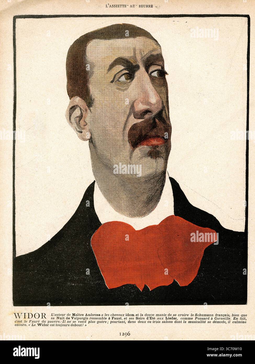 Charles-Marie Jean Albert WIDOR illustration by Aroun-al-Rascid ...