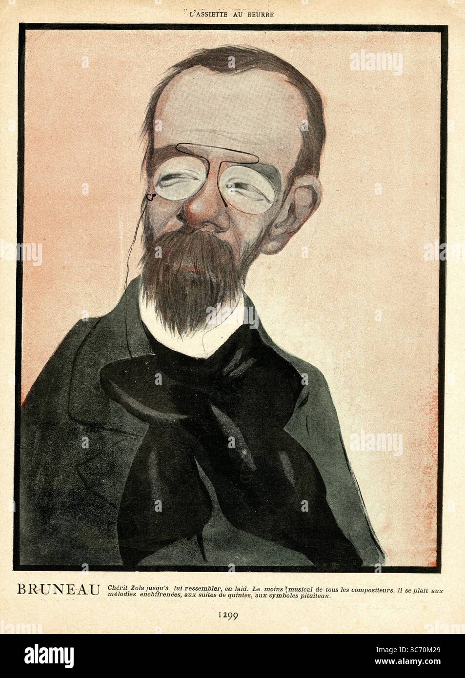 Alfred BRUNEAU illustration by Aroun-al-Rascid (pseudonym of Umberto ...