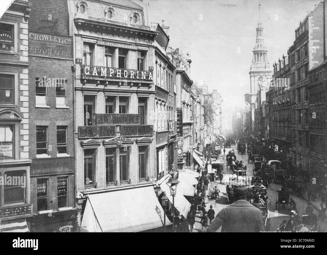 Cheapside street scene c. 1905 London, England Stock Photo - Alamy