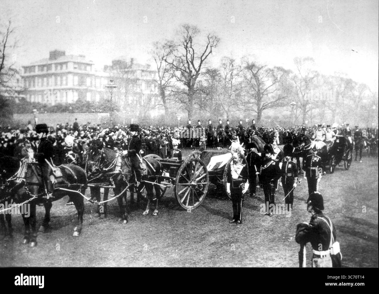 The funeral of the Duke of Cambridge opposite Marlborough house March ...