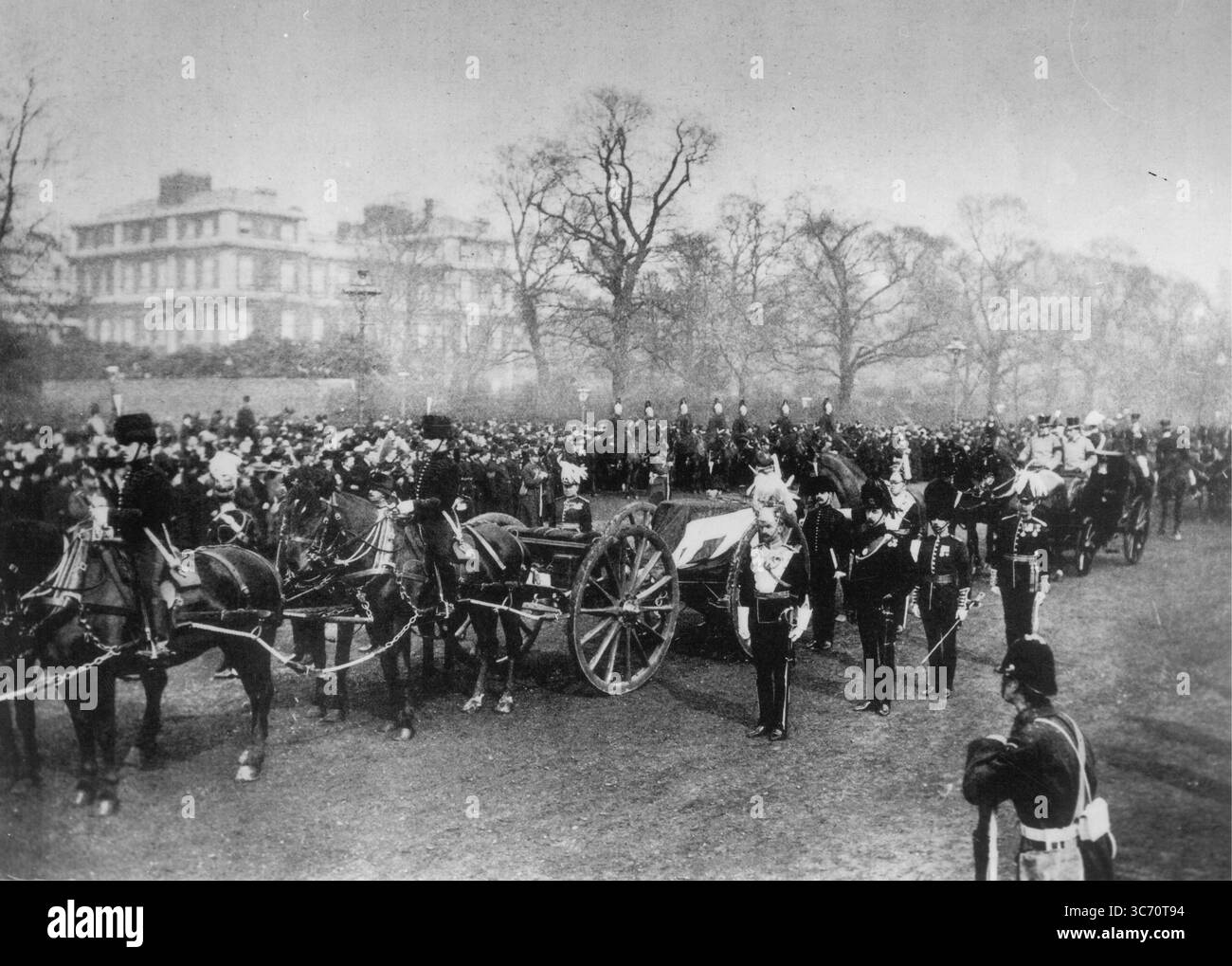 The Funeral of Prince George , Duke of Cambridge , opposite Marlborough ...