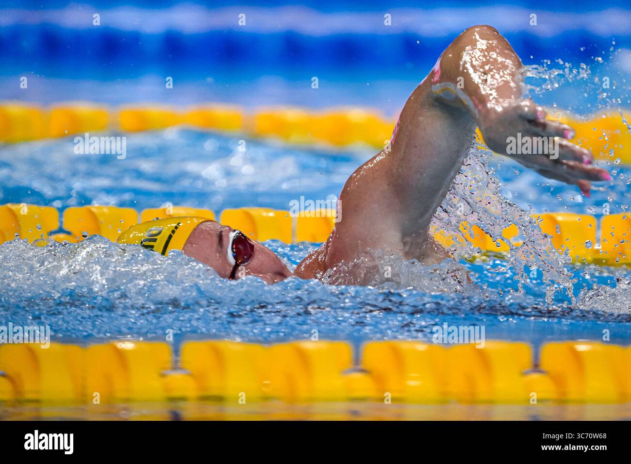 Lani Pallister of Australia competes in the swimming 800m Freestyle ...