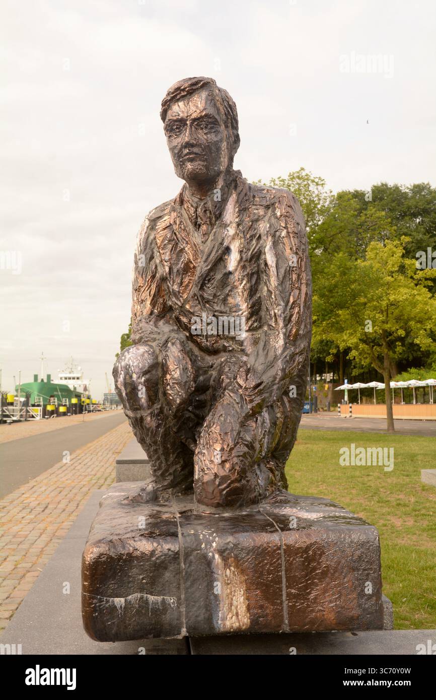 The Razzia Monument commemorating the 1944 raid in Rotterdam where ...
