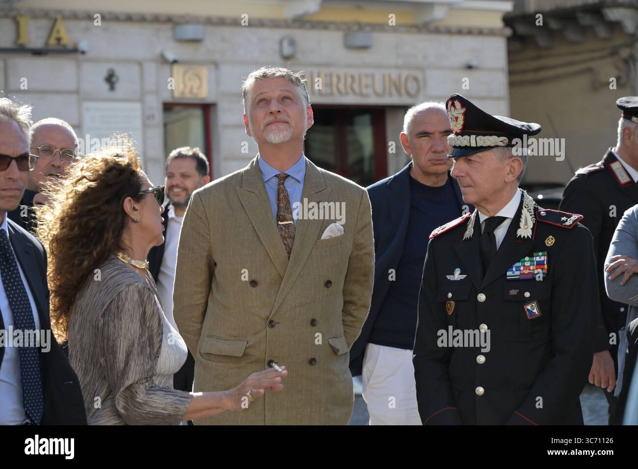 Italian Minister of Culture Alessandro Giuli visits Catanzaro during ...