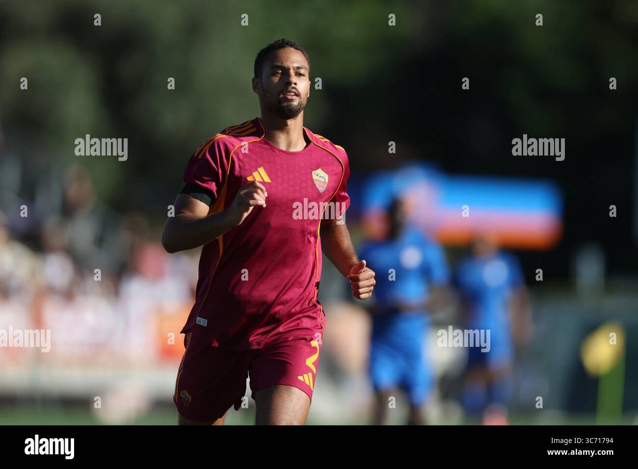 Rome, Italy 31 July 2025: Devyne Rensch of Roma in action during the ...