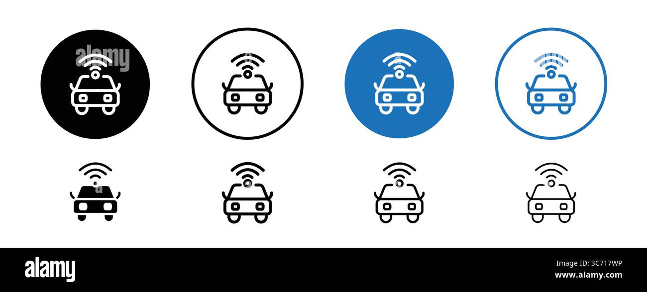 Wireless vehicle communication network Cut Out Stock Images & Pictures ...