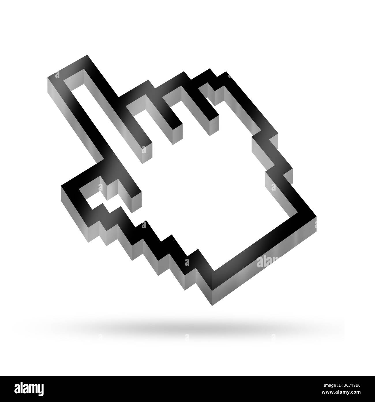 Illustration website cursor on hi-res stock photography and images - Alamy