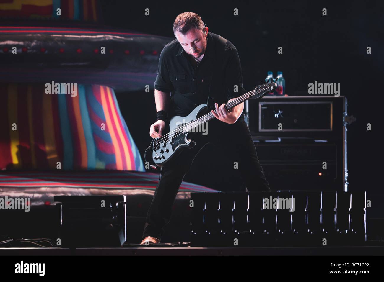 ITALY, TORINO, JUNE 17TH 2025: Jack Bates, bassist of the American ...