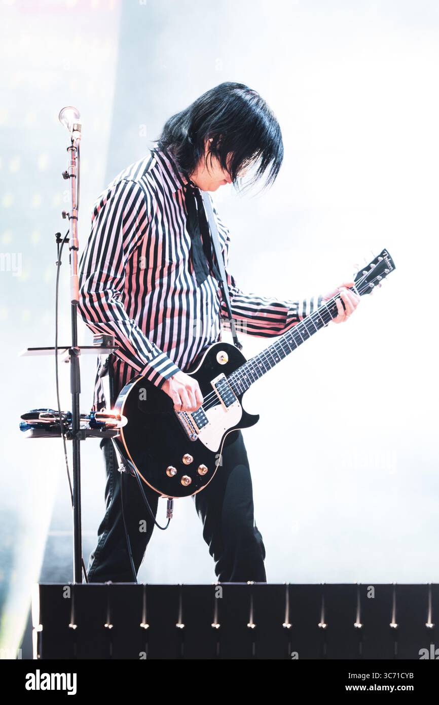 ITALY, TORINO, JUNE 17TH 2025: James Iha, guitarist of the American ...