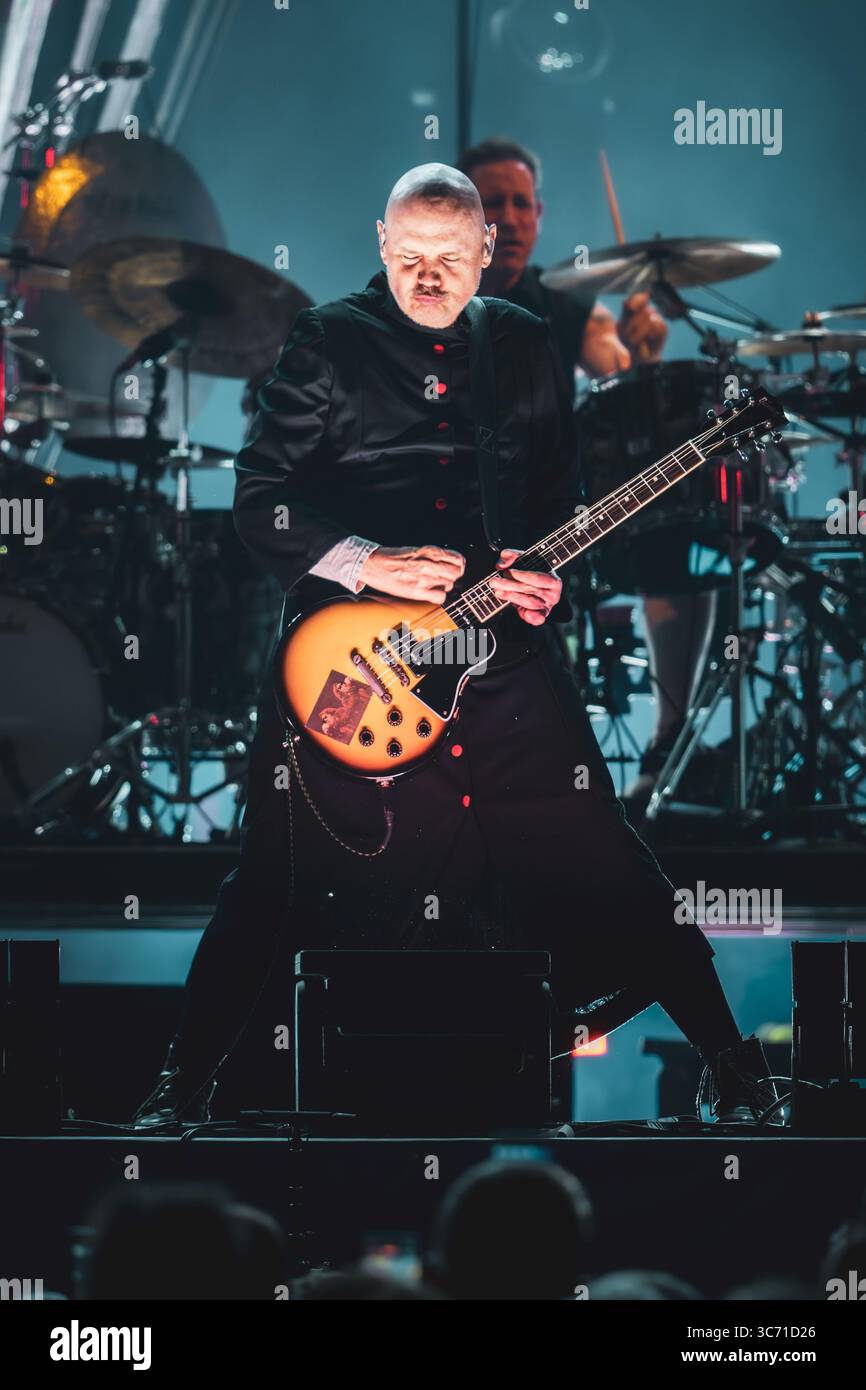 ITALY, TORINO, JUNE 17TH 2025: Billy Corgan, singer of the American ...