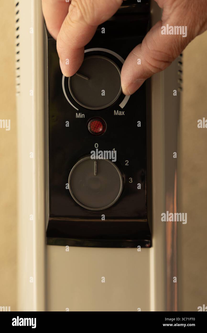 Increase in electricity prices, thermostat adjustment on an electric ...