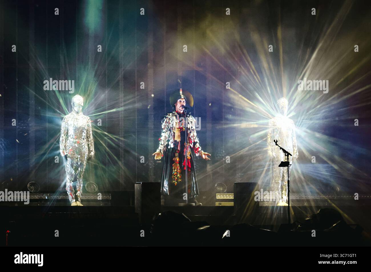 Empire of the Sun performs in concert during the Ask That God Tour at ...