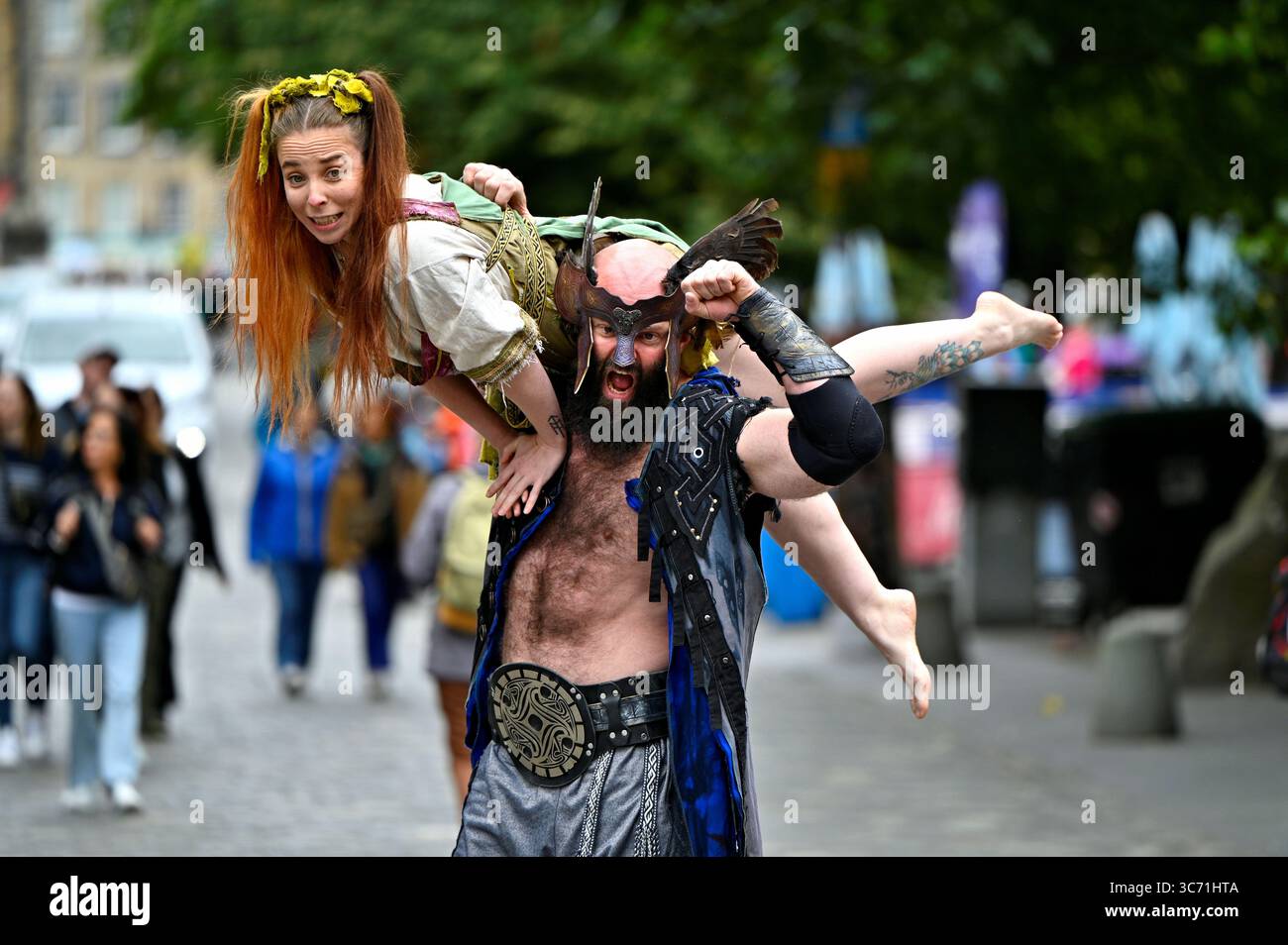Edinburgh, Scotland, UK. 1st Aug 2025. Edinburgh Fringe: Odin and Loki ...