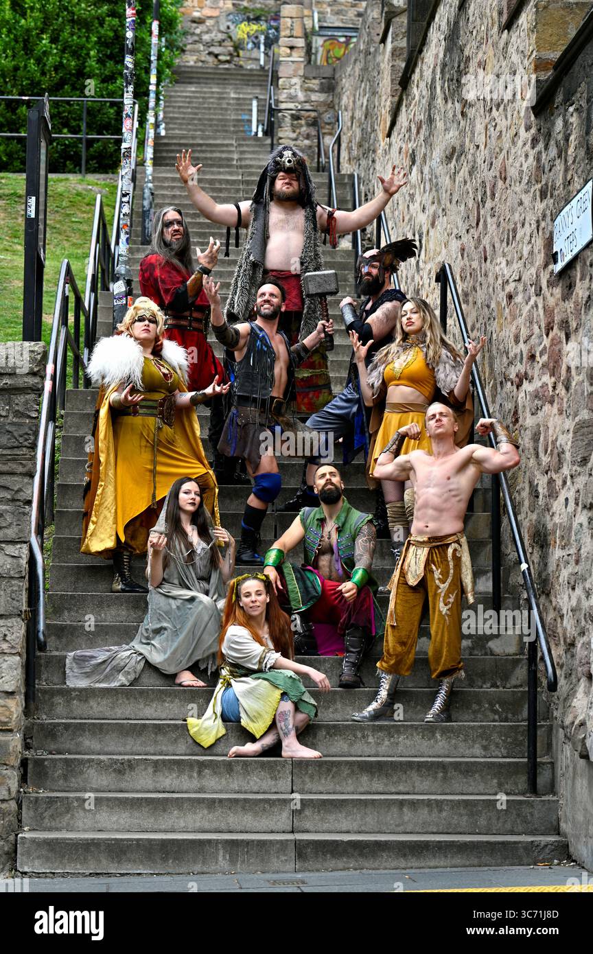 Edinburgh, Scotland, UK. 1st Aug 2025. Edinburgh Fringe: Odin and Loki ...