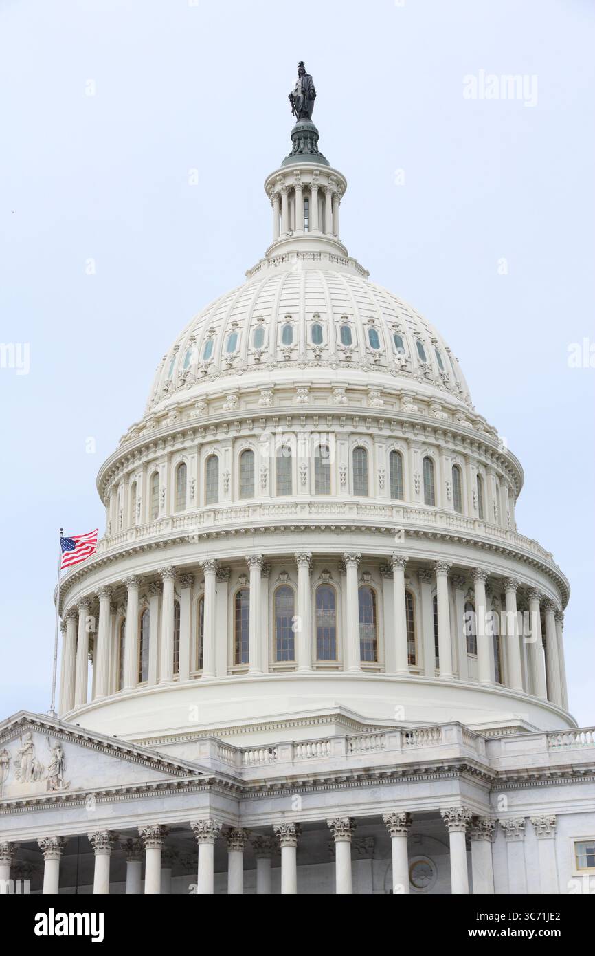 US National Capitol in Washington, DC. American landmark. United States ...
