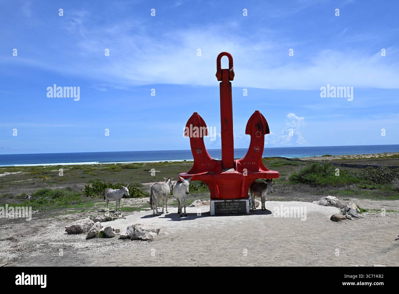 The red anchor, aruba hi-res stock photography and images - Alamy