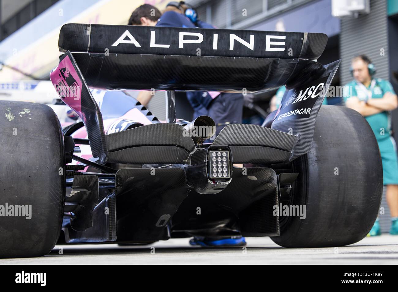 Rear Diffuser, Alpine F1 Team A525, mechanical detail during the 2025 ...