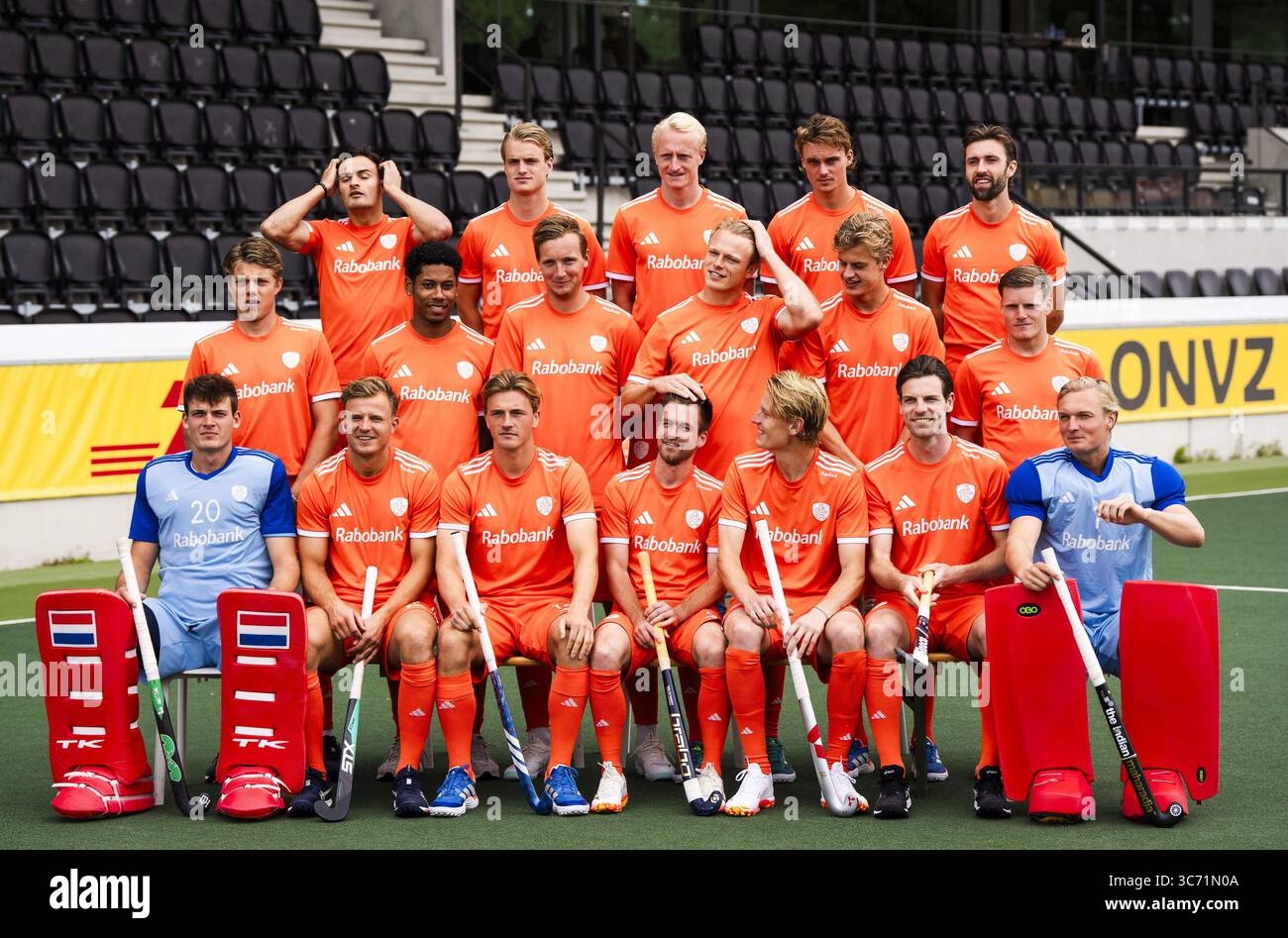 AMSTELVEEN - Team photo of the Dutch selection after a training session ...