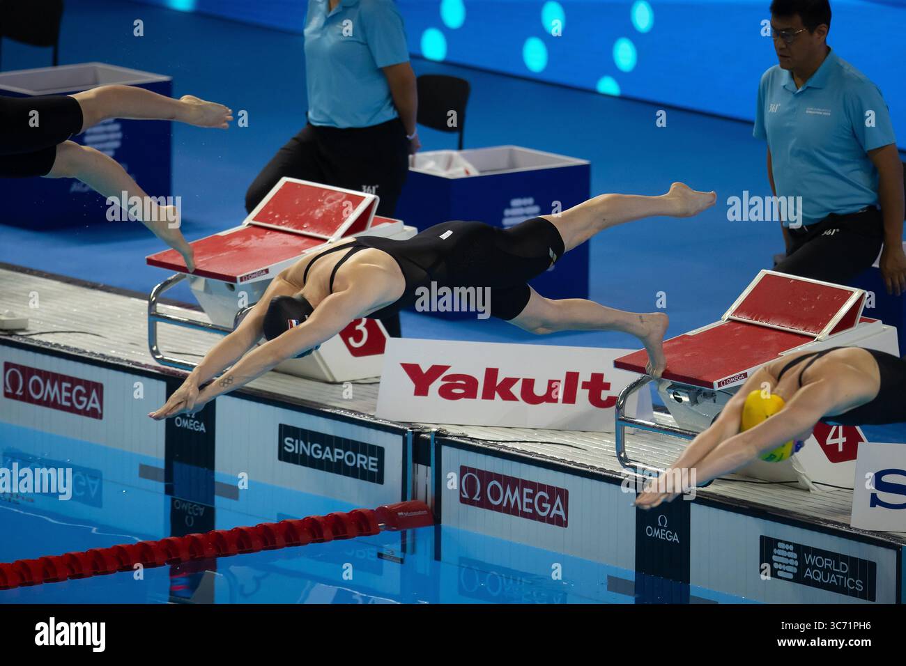 Singapore, Singapore. 01st Aug, 2025. SINGAPORE, SINGAPORE - AUGUST 1: Marrit Steenbergen of the ...