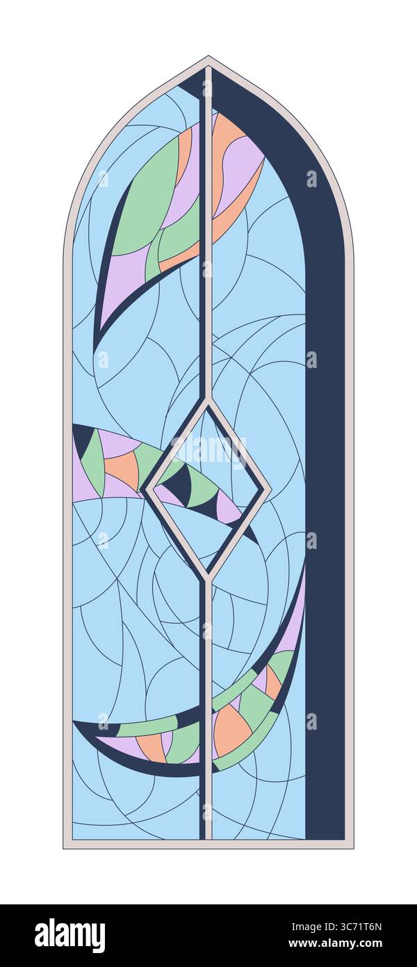 Window medieval church on Cut Out Stock Images & Pictures - Alamy