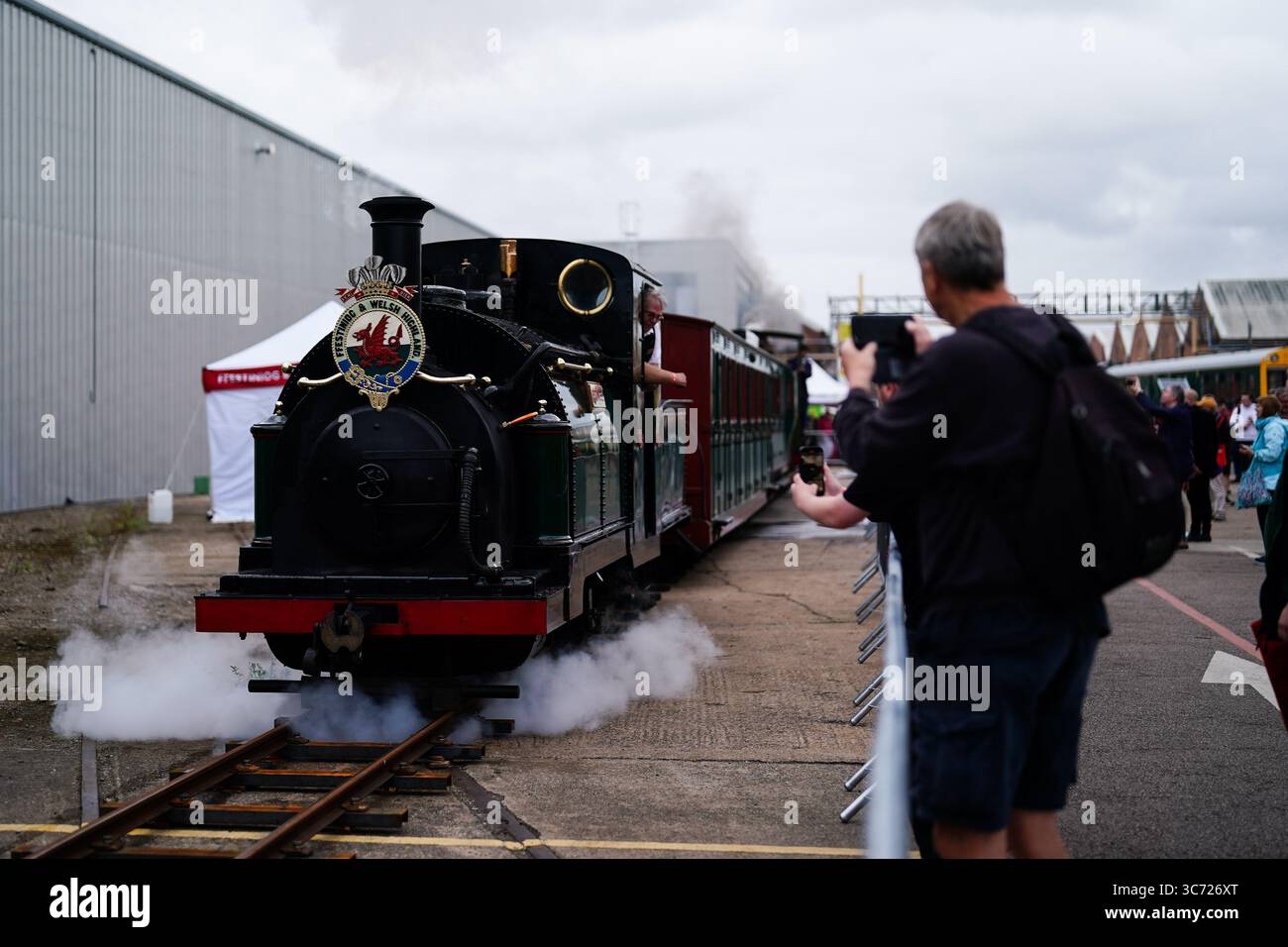 The Prince, a steam locomotive built for the Festiniog Railway, at ...