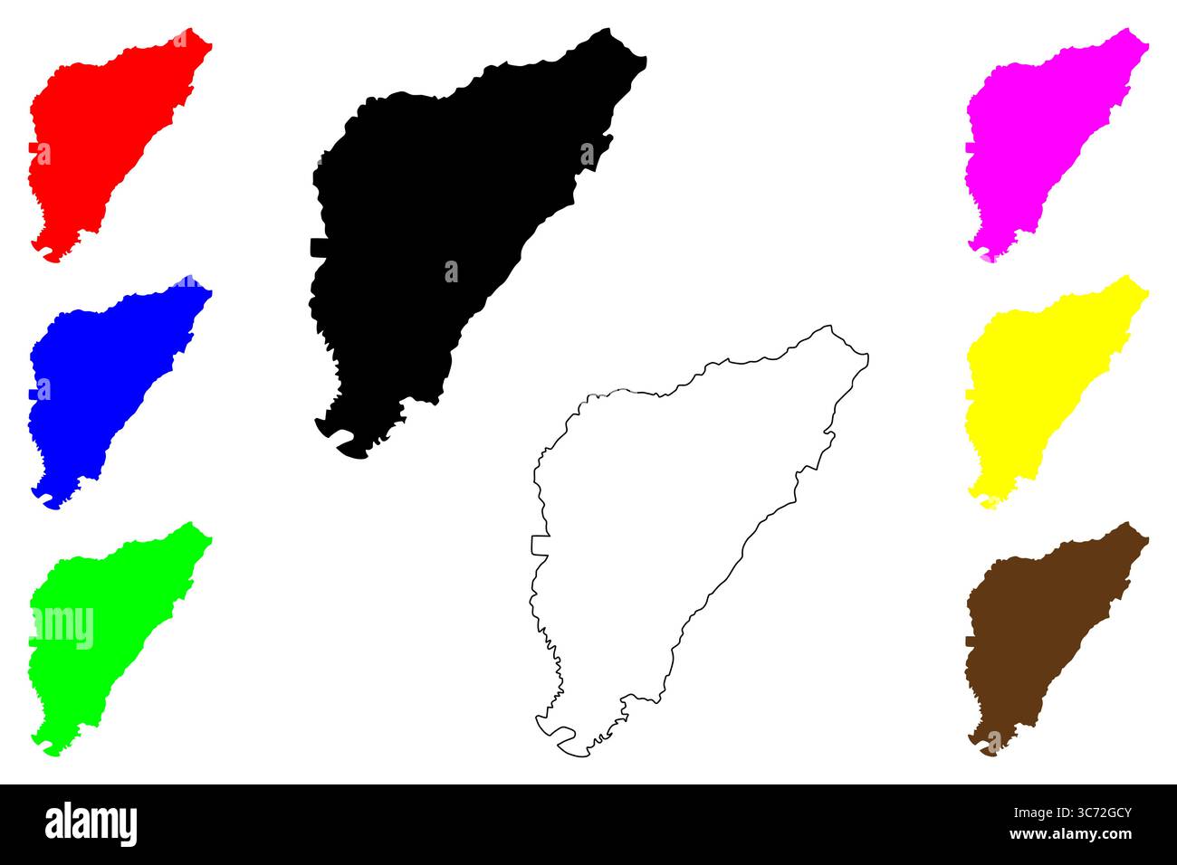 Mishima city (Japan, Nihon-koku or Nippon-koku, Chubu region) map ...