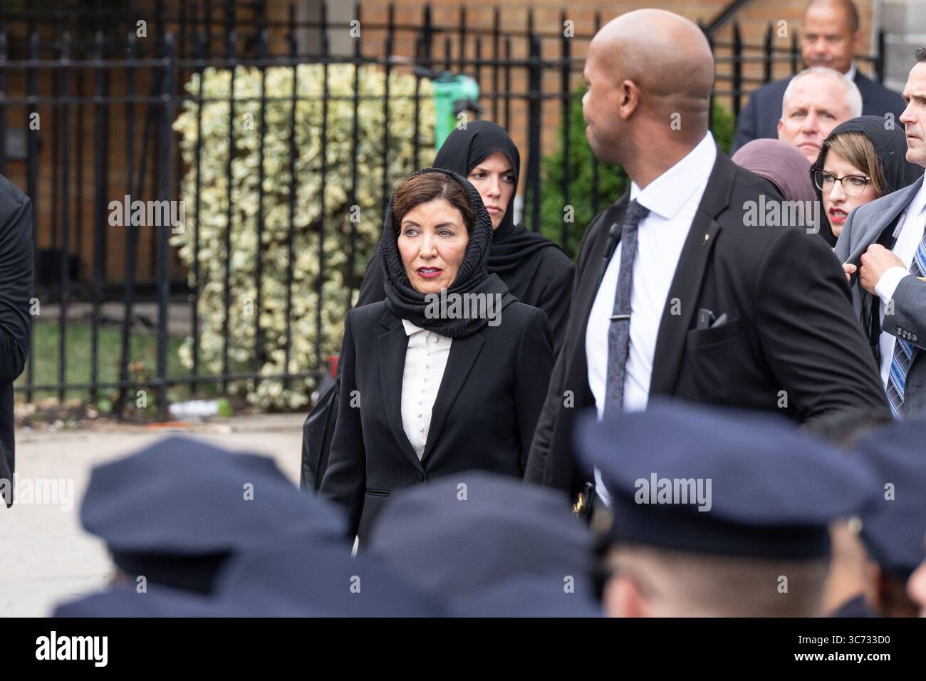 New York, United States. 31st July, 2025. Governor Kathy Hochul attends ...