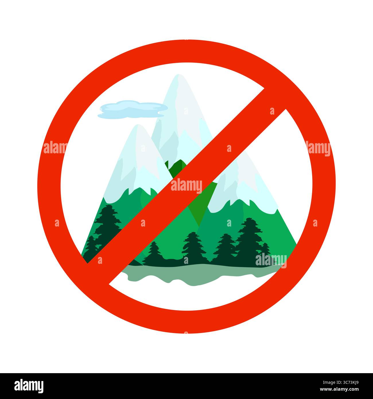 Mountaineering zone Stock Vector Images - Alamy