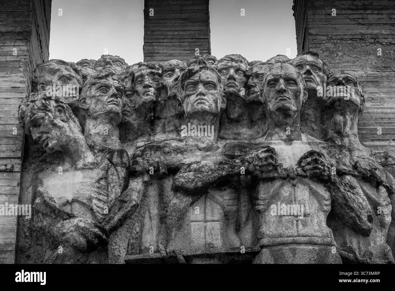 Dramatic Dulag-100 monument in Porhov, Pskov oblast, Russia ...