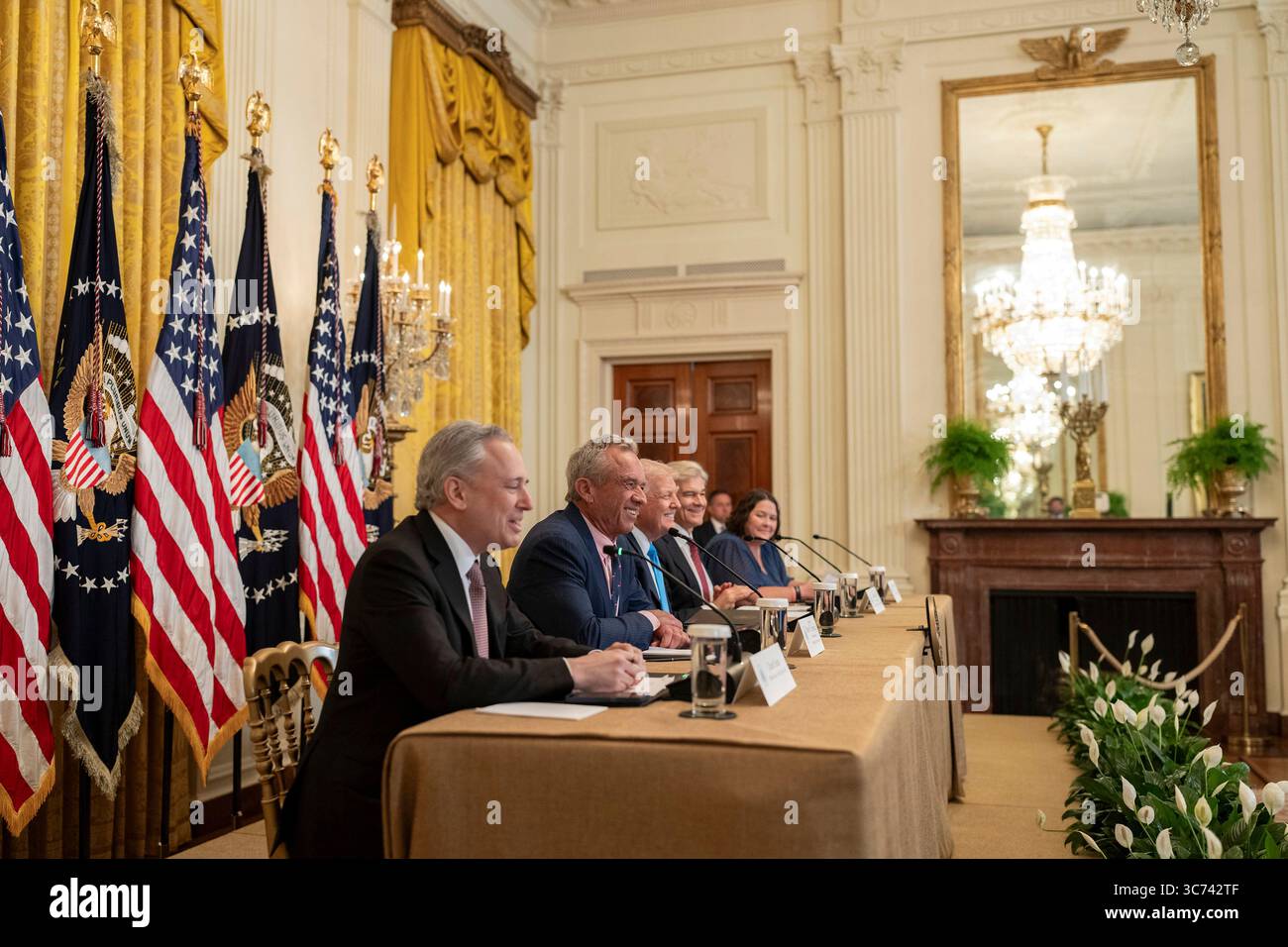 Donald trump side profile hi-res stock photography and images - Alamy