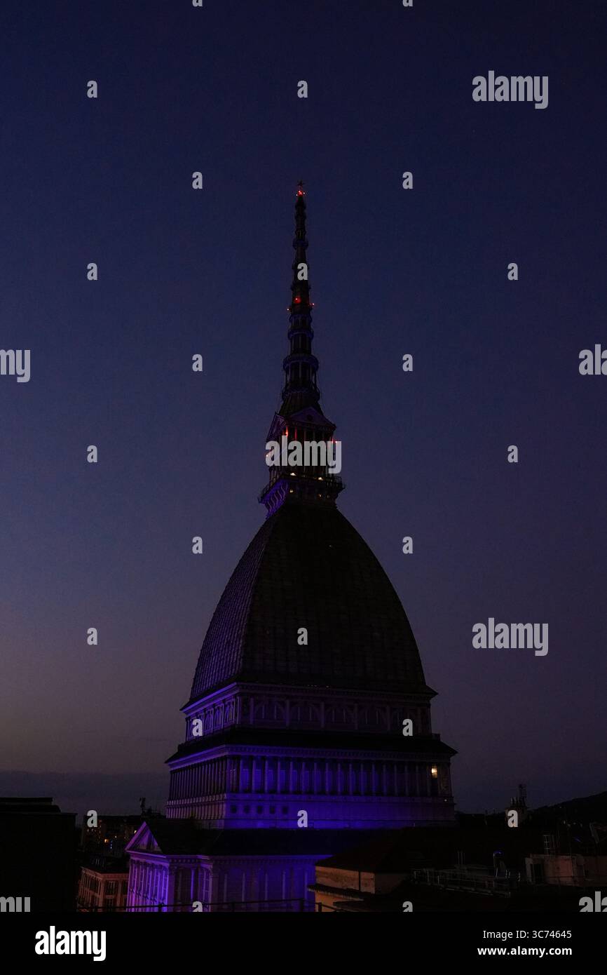 Torino, Italia. 30th July, 2025. La Mole Antonelliana è un edificio ...