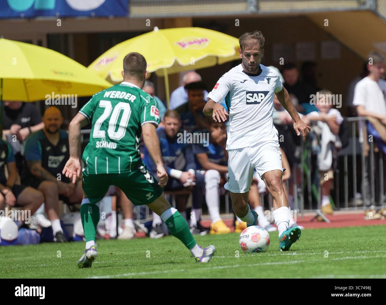 01.08.2025, Silberstadt Arena, Schwaz, friendly match Werder Bremen vs ...