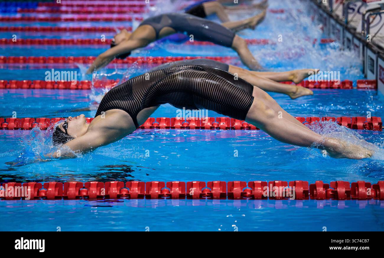 250801 Neutral athlete Daria Zarubenkova (Russia) competes in women’s ...
