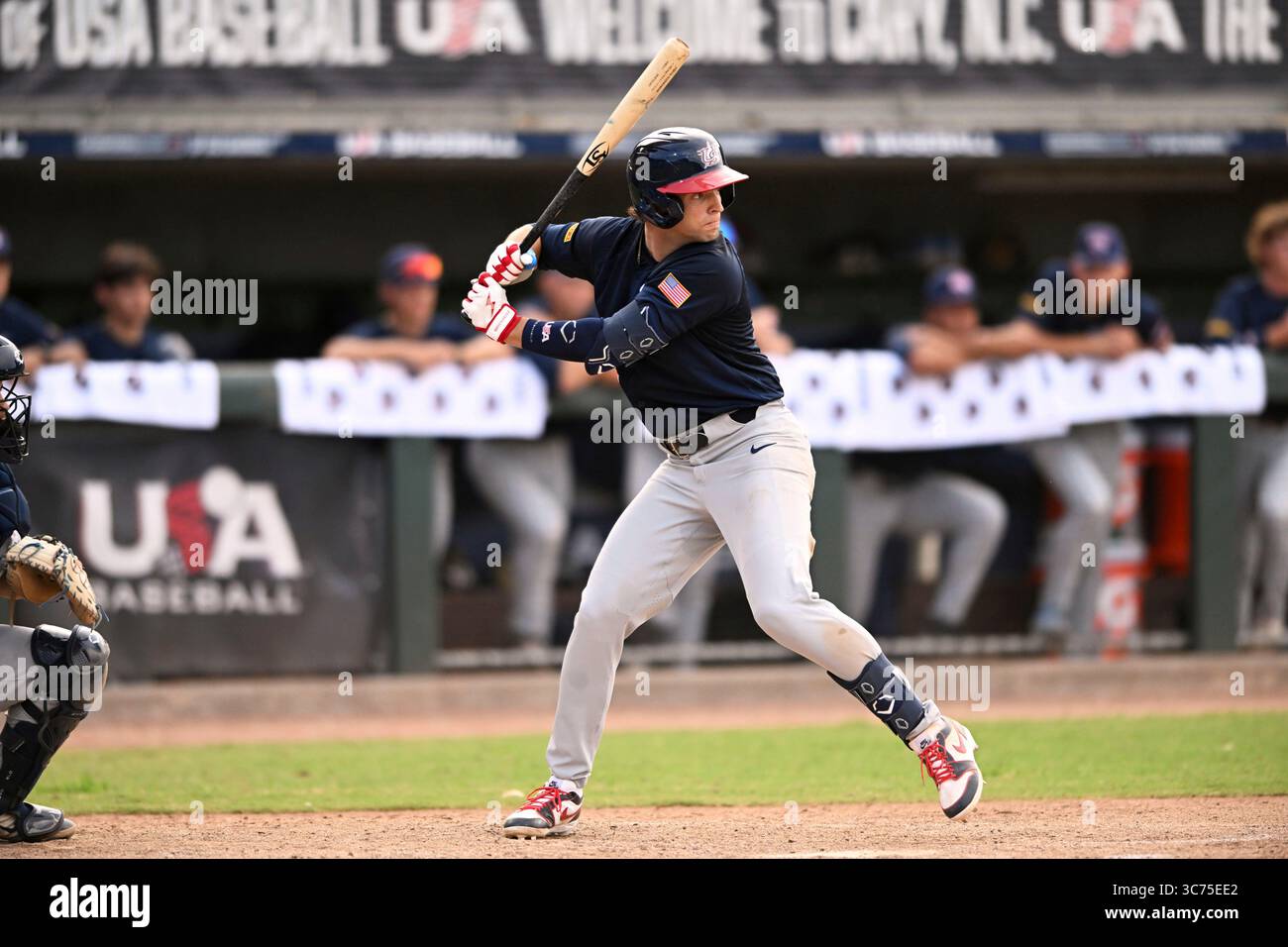 Roch Cholowsky (11) (UCLA) of Team Stars at bat during a USA Baseball ...