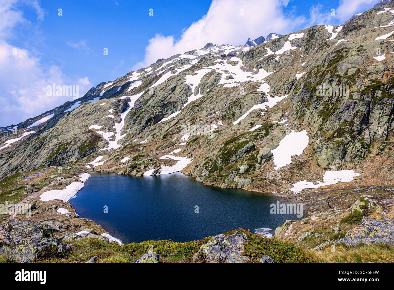The Chéserys lakes, Chamonix, Haute-Savoie, France Stock Photo - Alamy