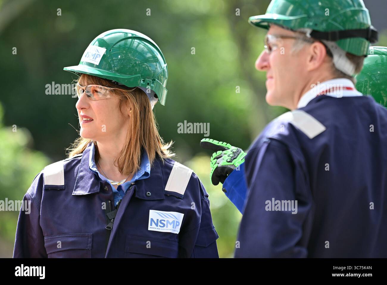 Chancellor of the Exchequer Rachel Reeves during a visit to the St ...
