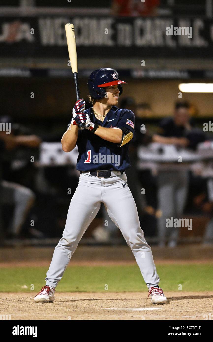 Drew Burress (1) (Georgia Tech) of Team Stars at bat during a USA ...