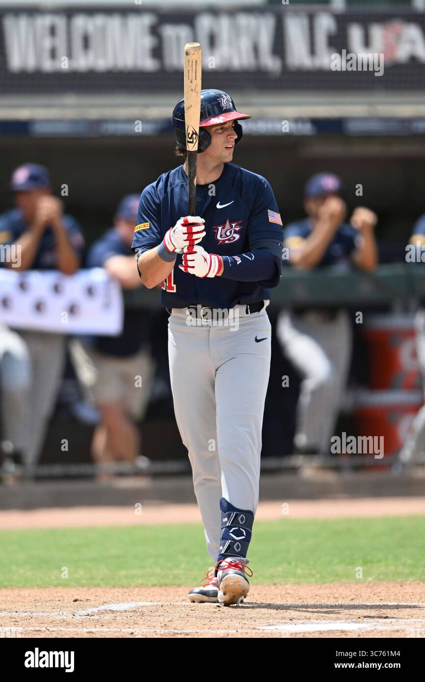 Roch Cholowsky (11) (UCLA) of Team Stars at bat during a USA Baseball ...