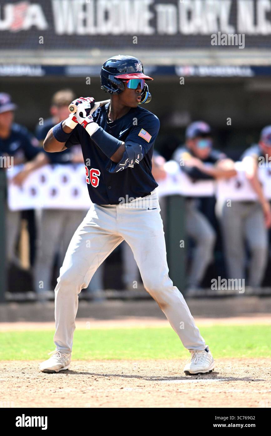Vahn Lackey (26) (Georgia Tech) of Team Stars at bat during a USA ...
