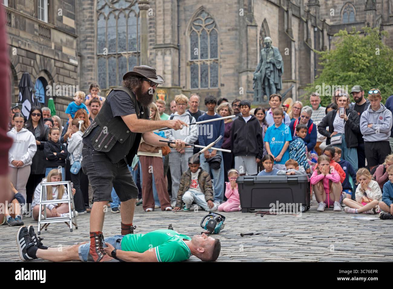 Edinburgh Festival Fringe, Royal Mile, Edinburgh, Scotland, UK. 1st ...