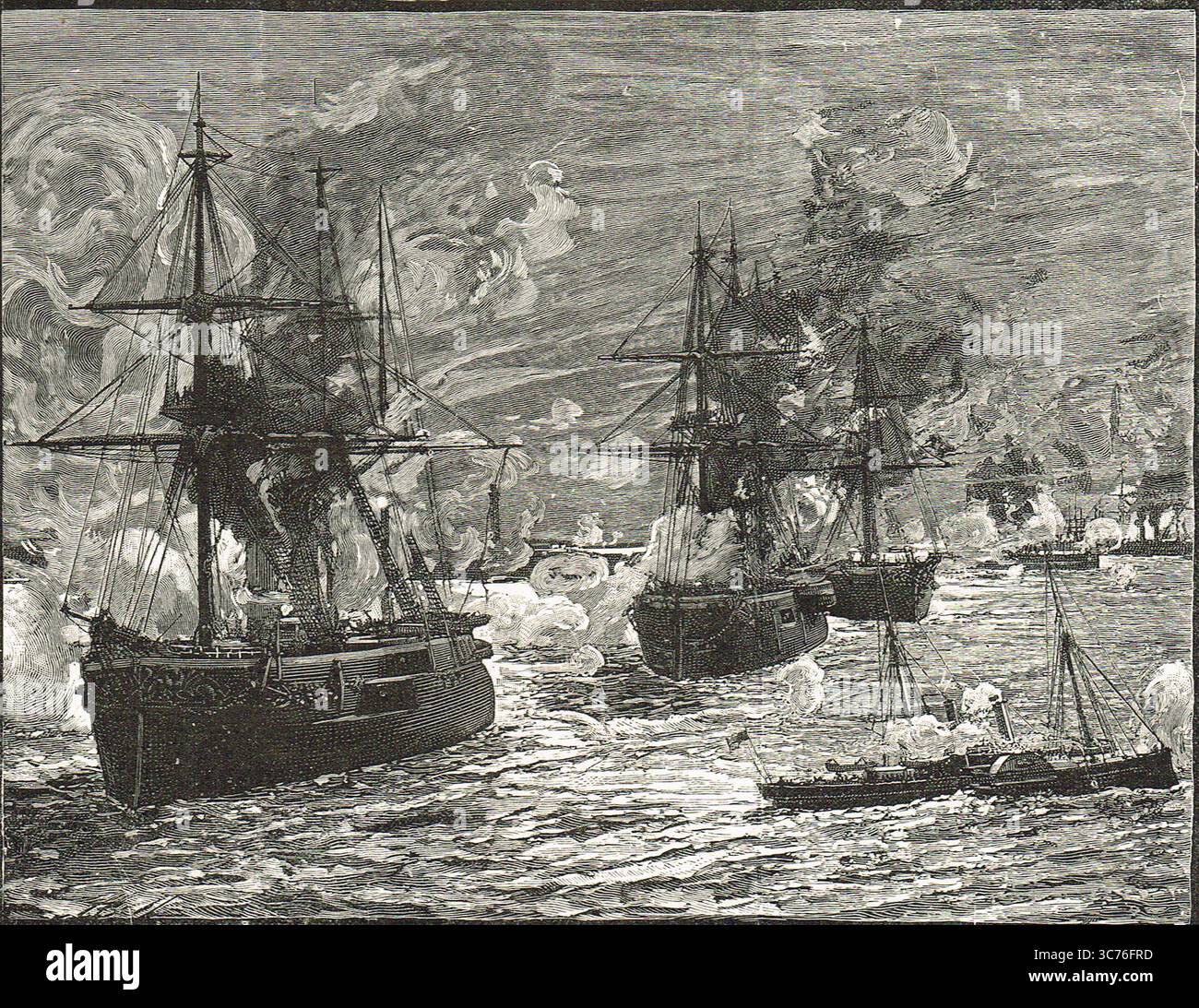 British fleet 1882 hi-res stock photography and images - Alamy