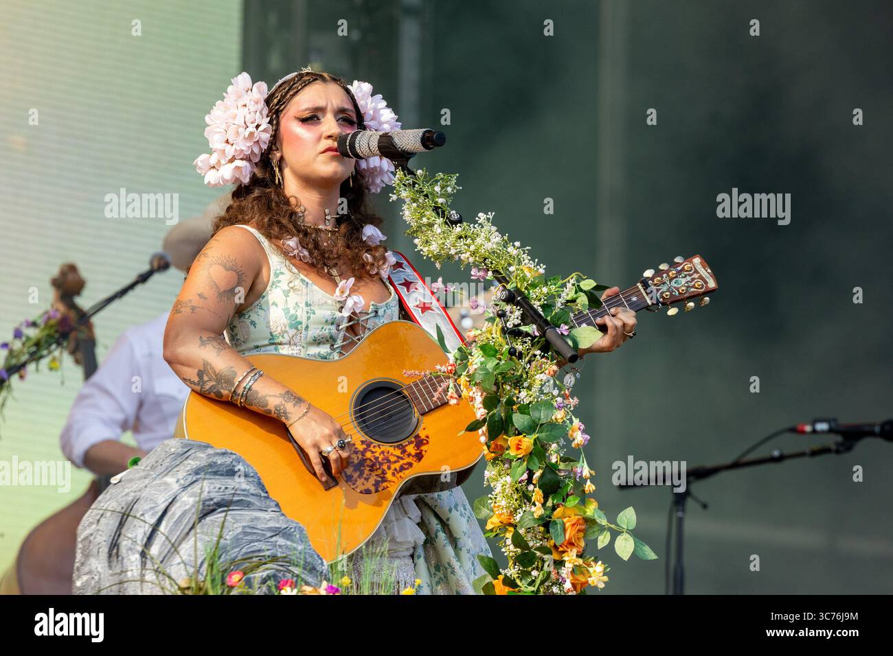 Sierra Ferrell during the Lollapalooza Music Festival on July 31, 2025 ...