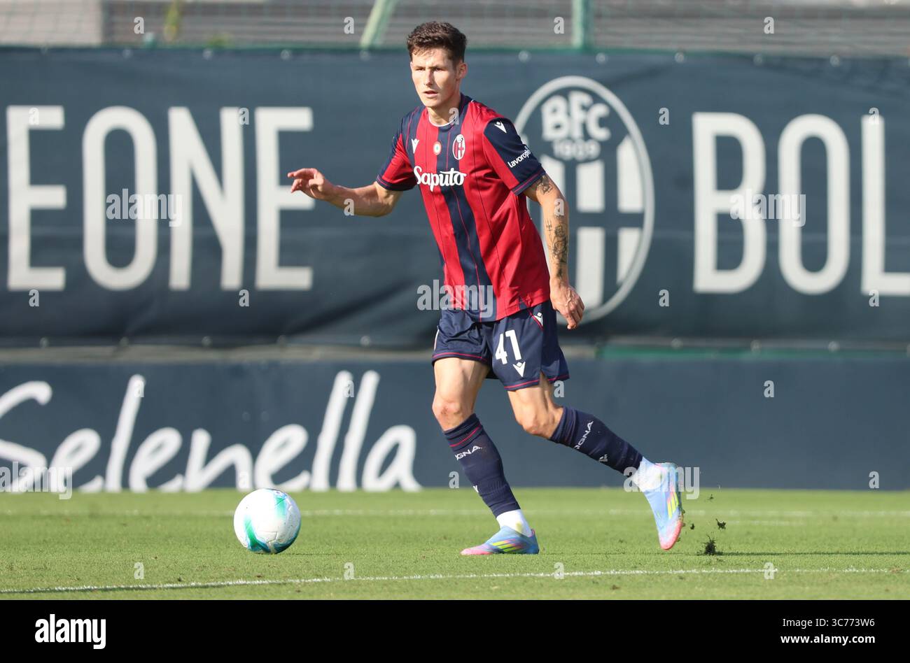 Bologna's Martin Vitik during the friendly match Bologna FC vs Vis ...