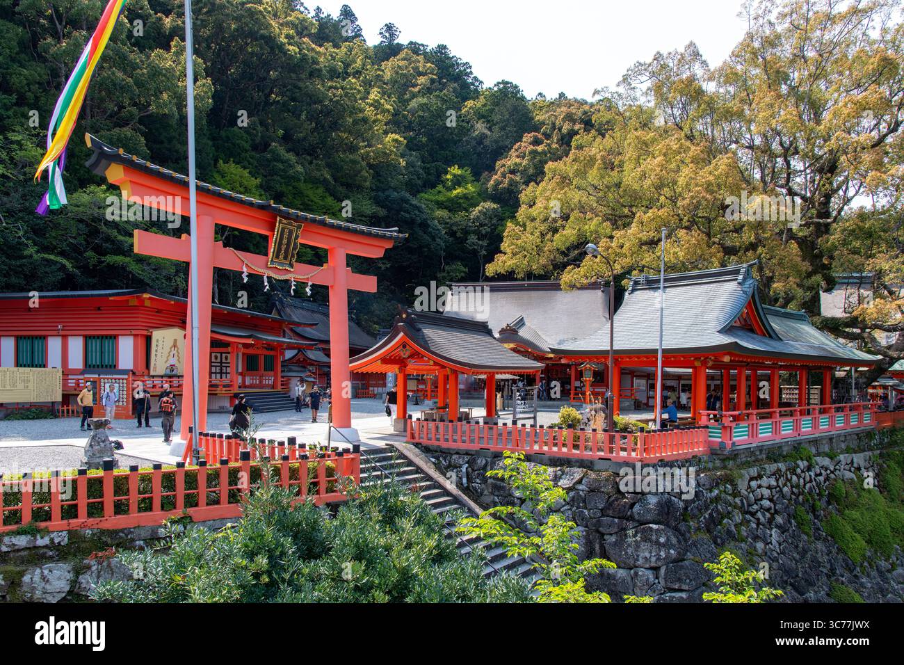 Nachikatsuura, Wakayama, Japan-16 April 2025; Complex around the 3 ...